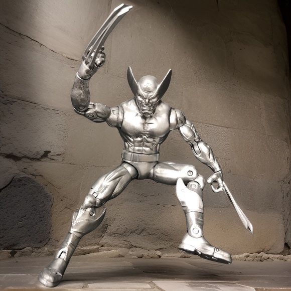 Toys | Marvel Legends 206 Silver Wolverine 25th Anniversary Action ...
